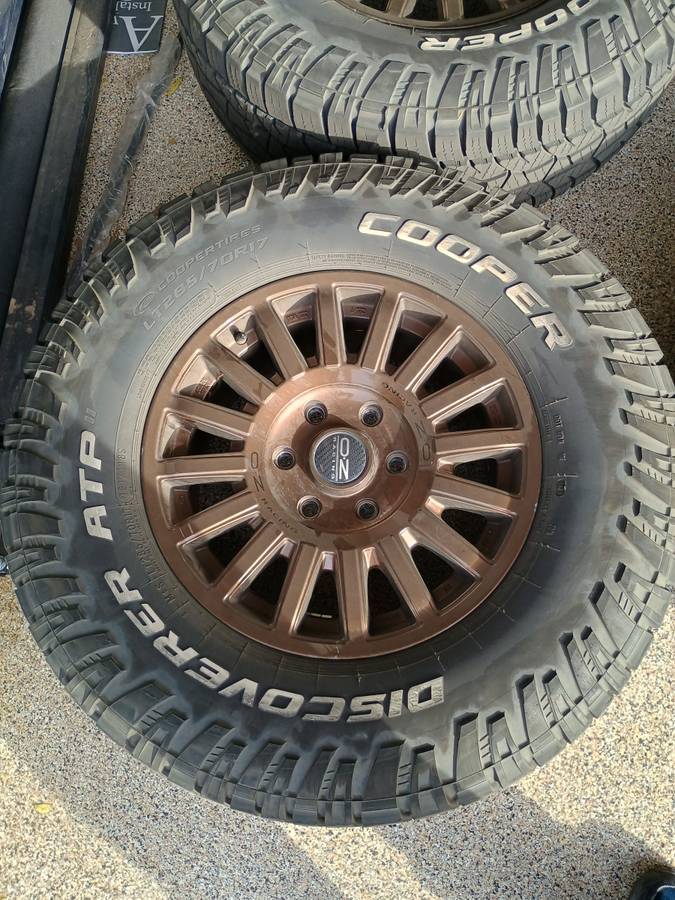 Arizona - OZ Racing Rally Raid 17x8 with Cooper Discoverer tires ...
