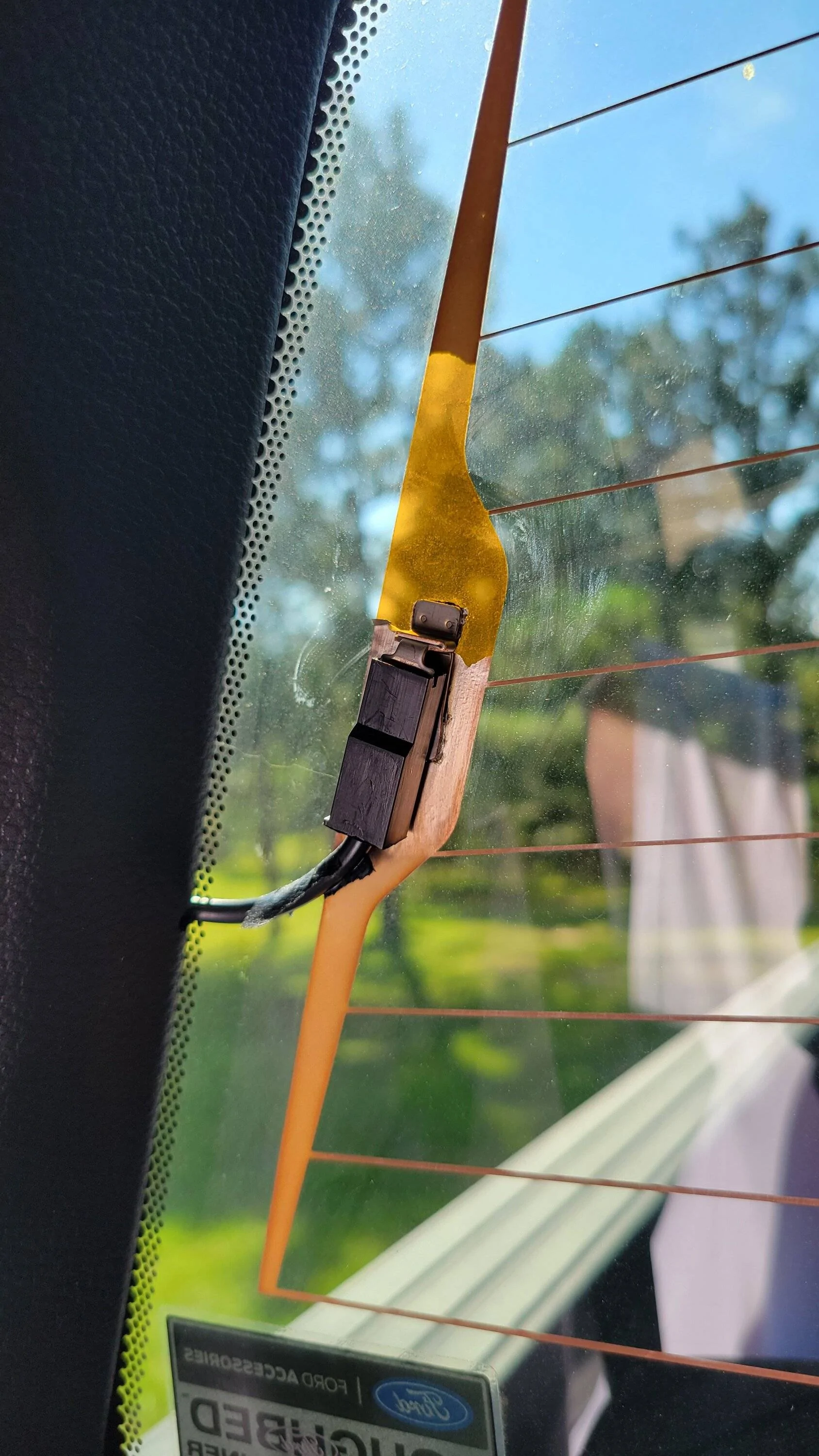 Defrost lines damage by scotch tape? | 2019+ Ford Ranger and Raptor ...