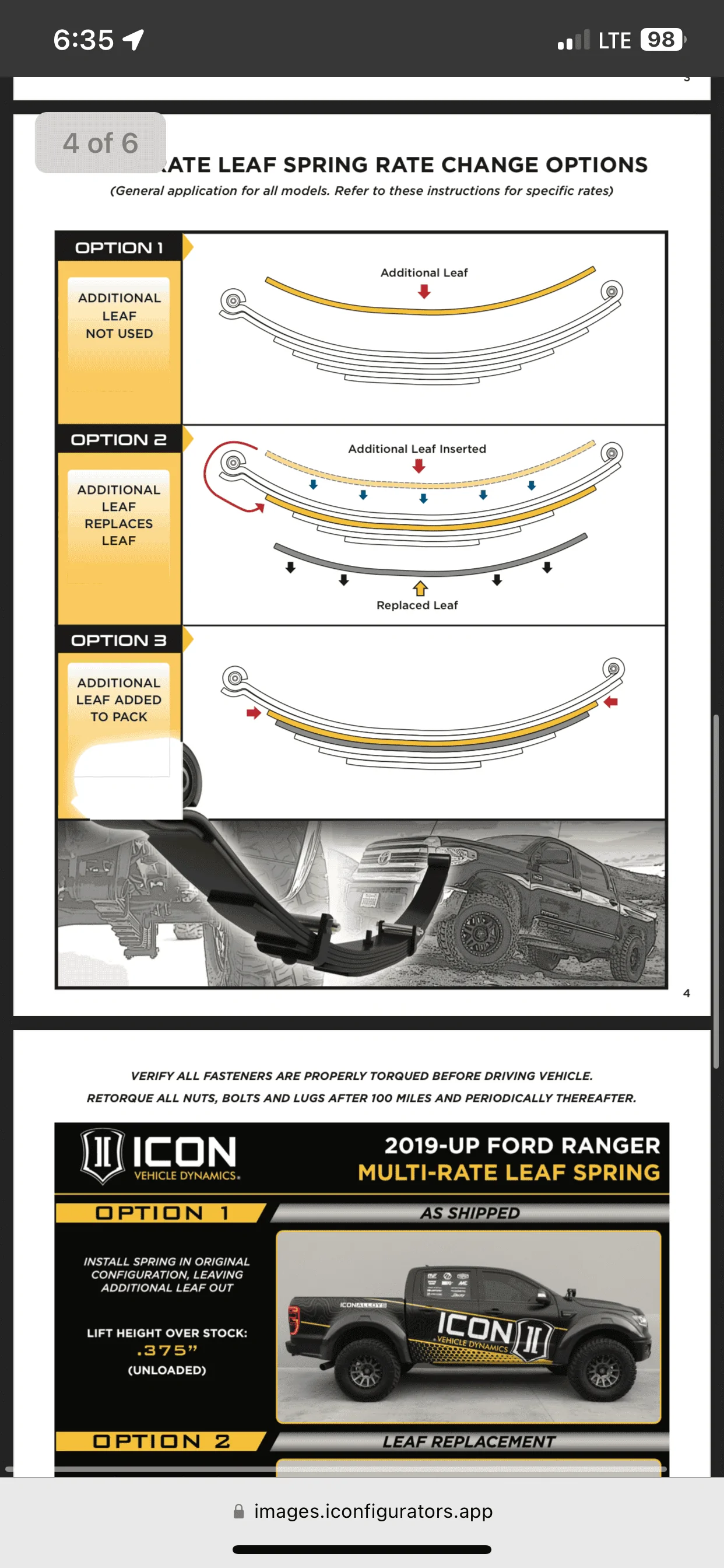 Icon rear spring? | 2019+ Ford Ranger and Raptor Forum (5th Generation ...