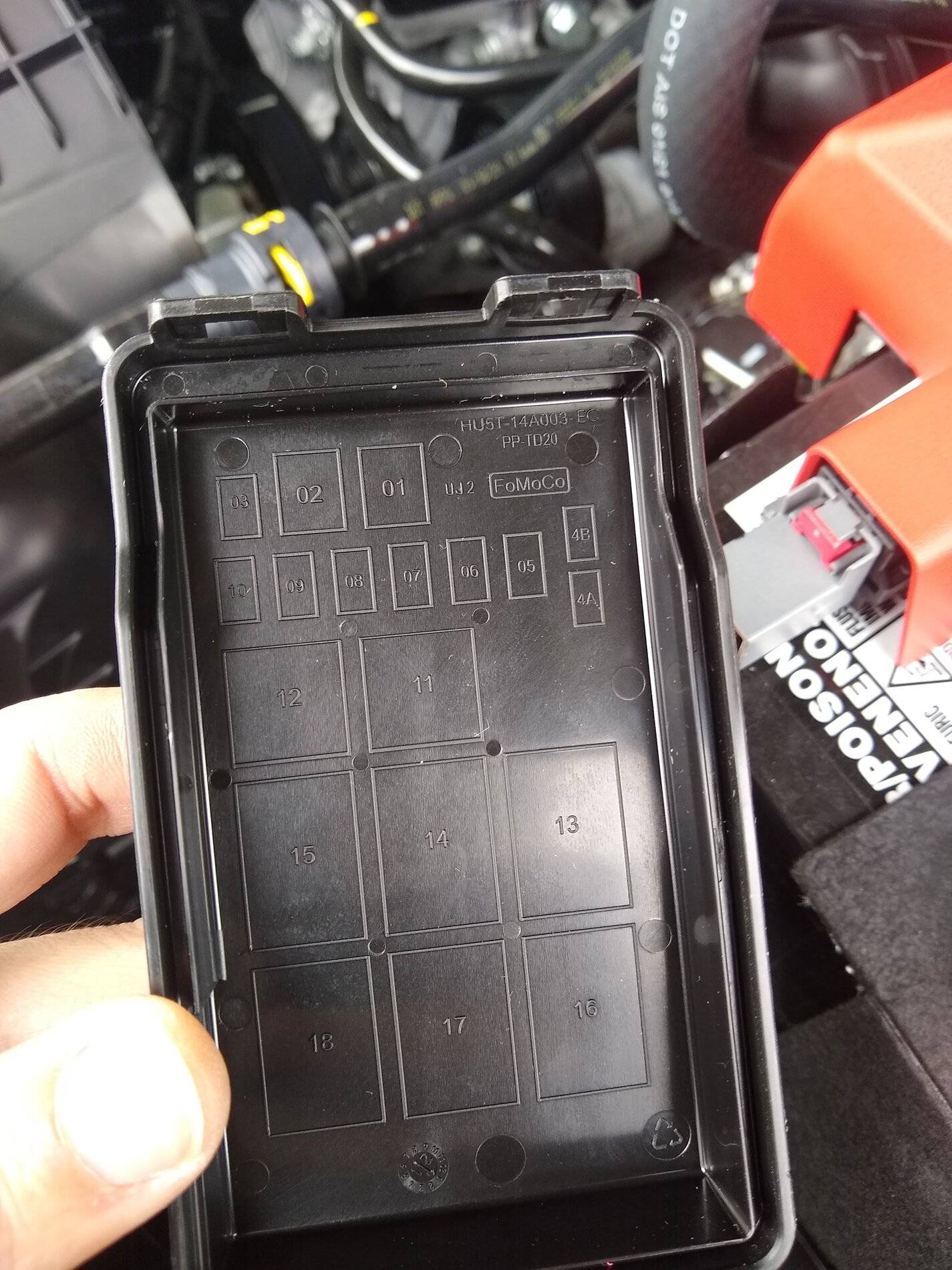 Upfitter fuse box cover | 2019+ Ford Ranger and Raptor Forum (5th ...