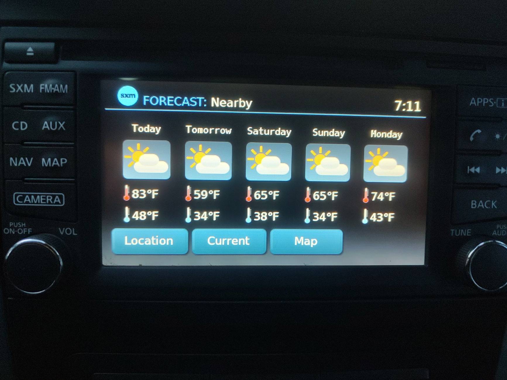 Factory Navigation with Sirius XM Traffic and Travel Link vs Garmin ...