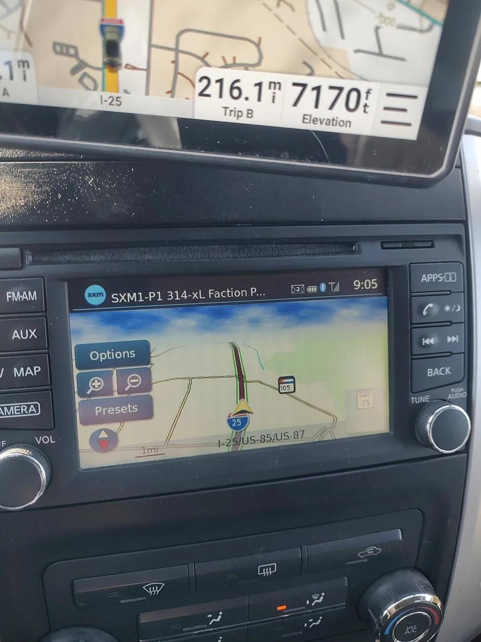 Factory Navigation with Sirius XM Traffic and Travel Link vs Garmin ...