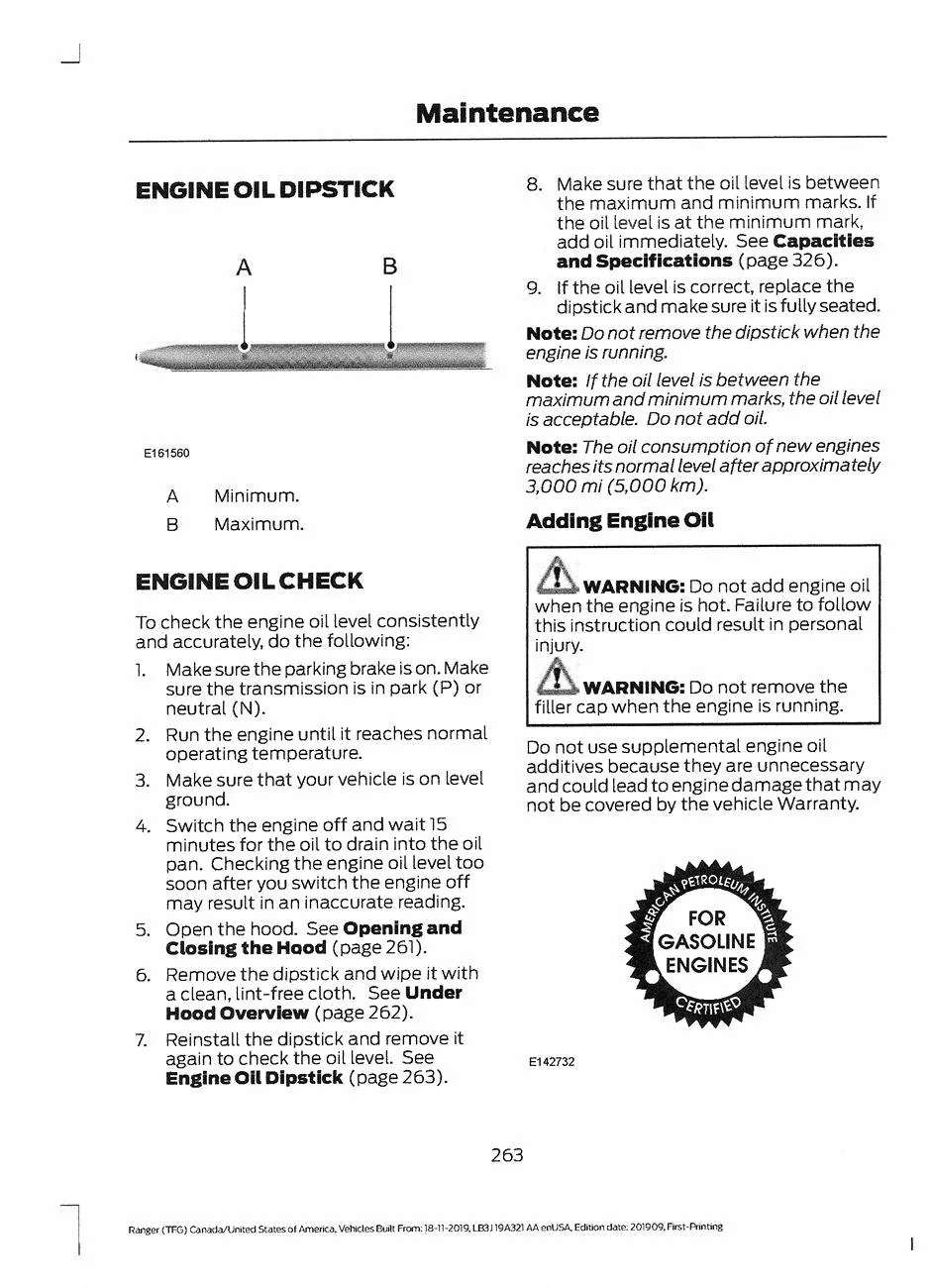 Checking the oil level | Page 3 | 2019+ Ford Ranger and Raptor Forum ...